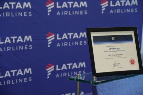 LATAM Cargo receives CEIV PHARMA handler certification - Payload Asia