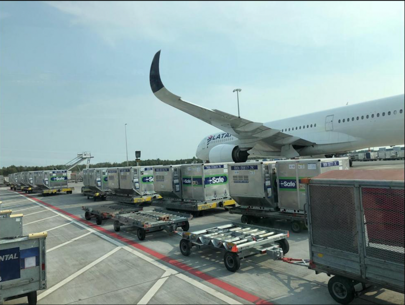 LATAM Cargo and DSV deliver 110 RKN containers of medicines - Payload Asia