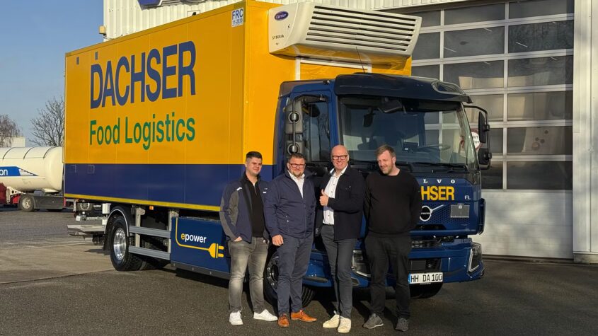 Dachser’s 100th fully electric truck enters service in food logistics ...