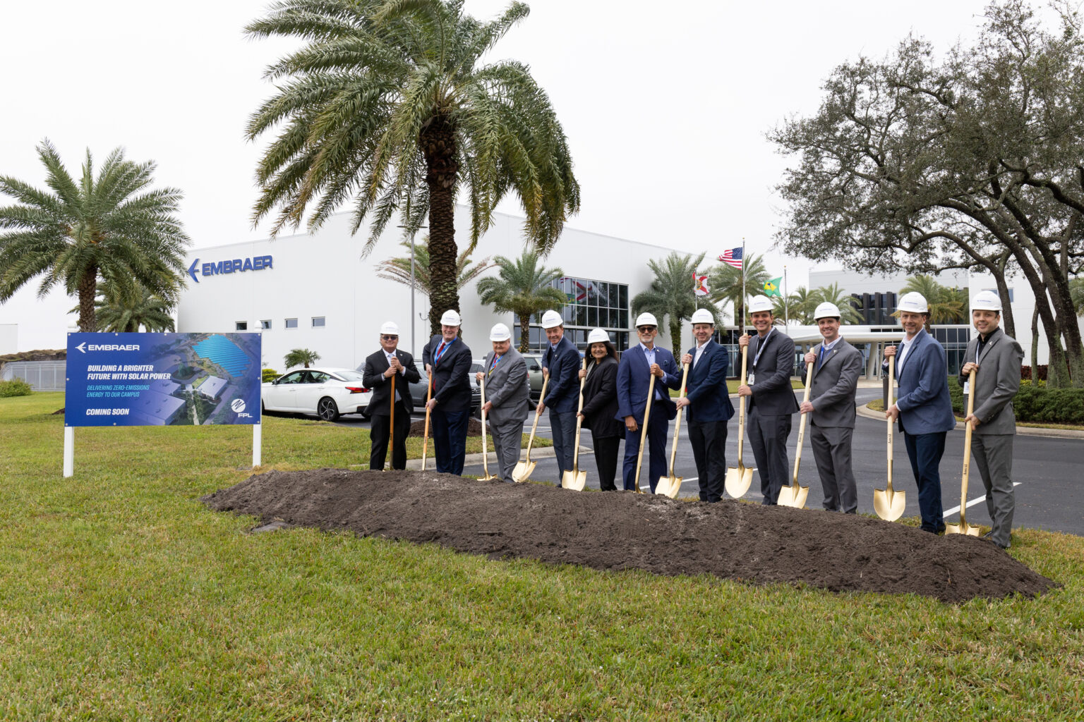 Embraer begins its largest global solar energy generation project at ...