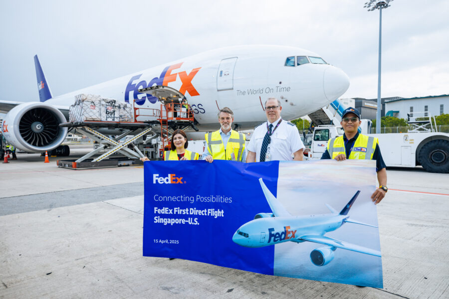 FedEx launches its first direct Singapore-U.S. all-cargo flight ...