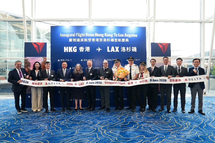 Delta marks inaugural Hong Kong–Los Angeles flights - Payload Asia